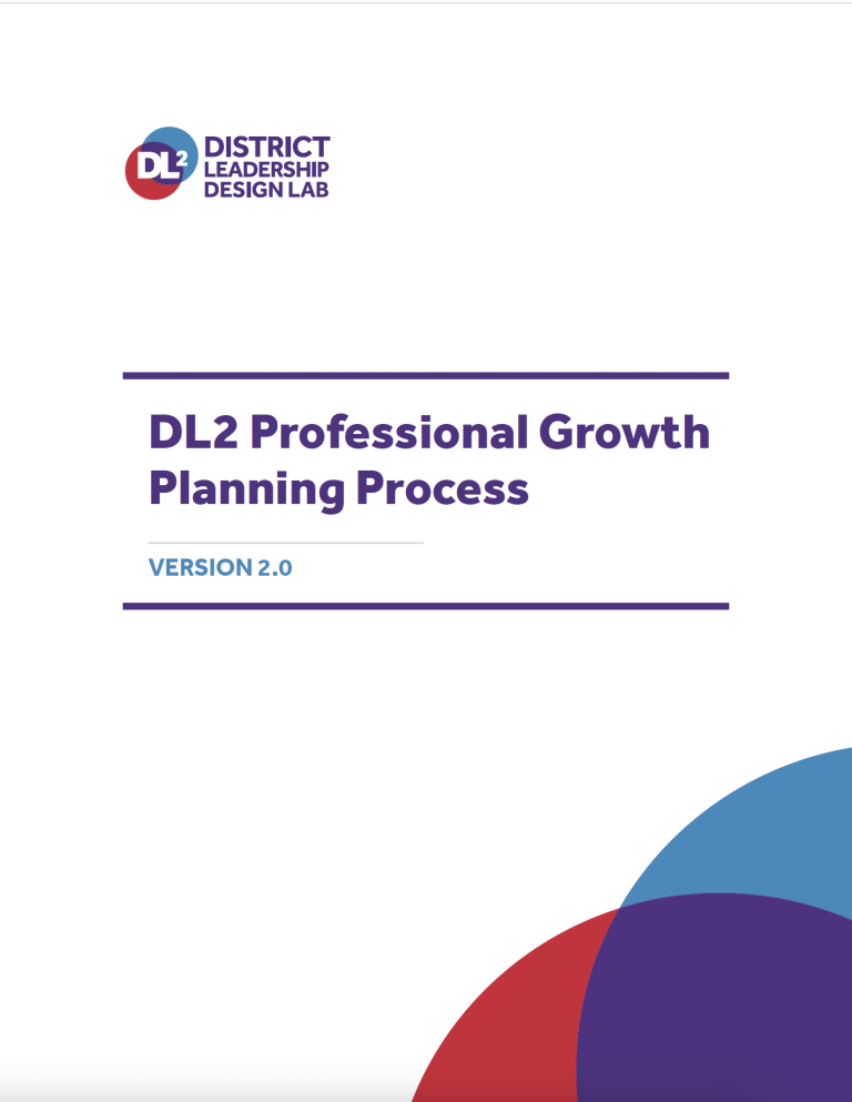 Principal Supervision – District Leadership Design Lab